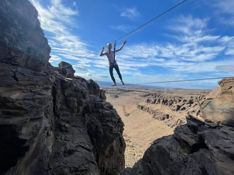 Gran Canaria: Cliff Climbing Via Ferrata Trip by Maspalomas - The Sum Up