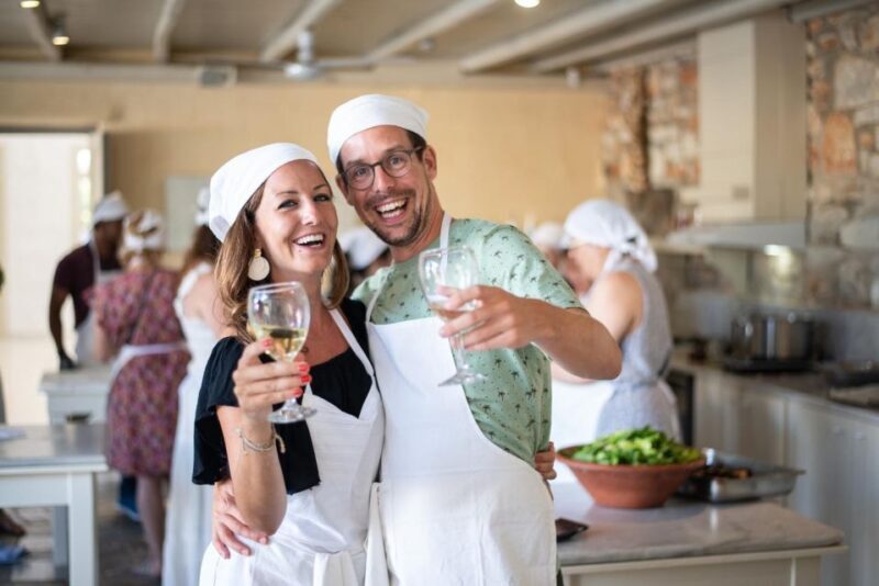 Greek Cooking Class with a Local Chef, Wine, & Meal in Drios - FAQ