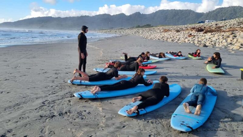 Greymouth: 2-Hour Beginner Surf Lesson - Key Points