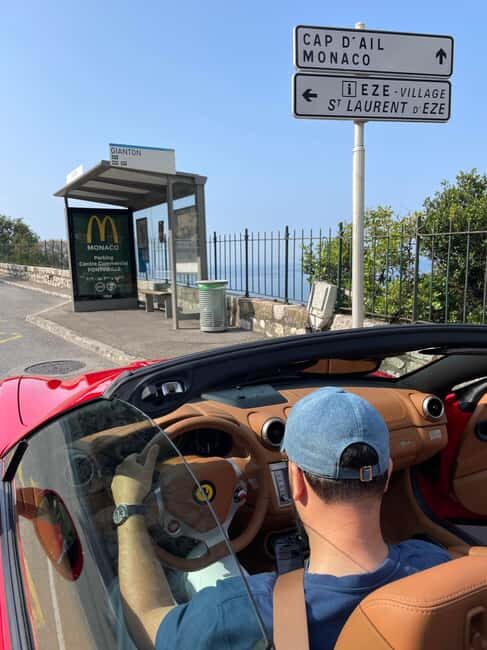 Guided Ferrari Tour: Monaco & Èze from Villefranche sur mer - Starting Point and Logistics