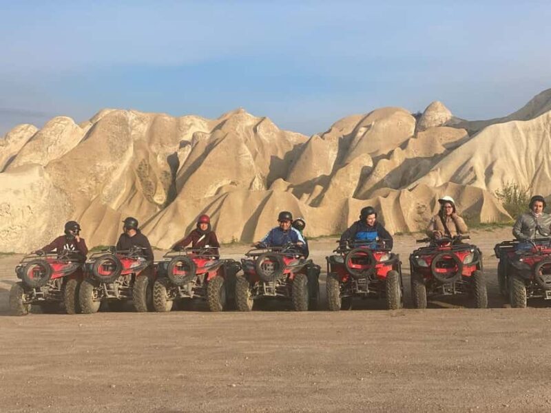 Guided Sunset or Sunrise ATV Tour in Cappadocia Valleys - Transportation, Timing, and Group Size