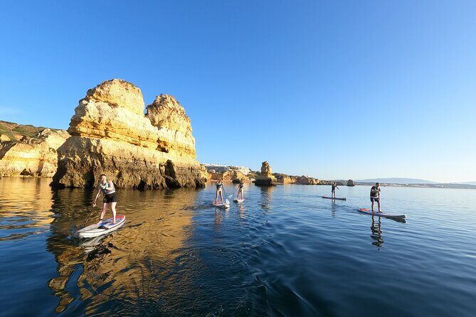 Guided SUP Caves Tour in Lagos  Ponta da Piedade | Small Group - Key Points
