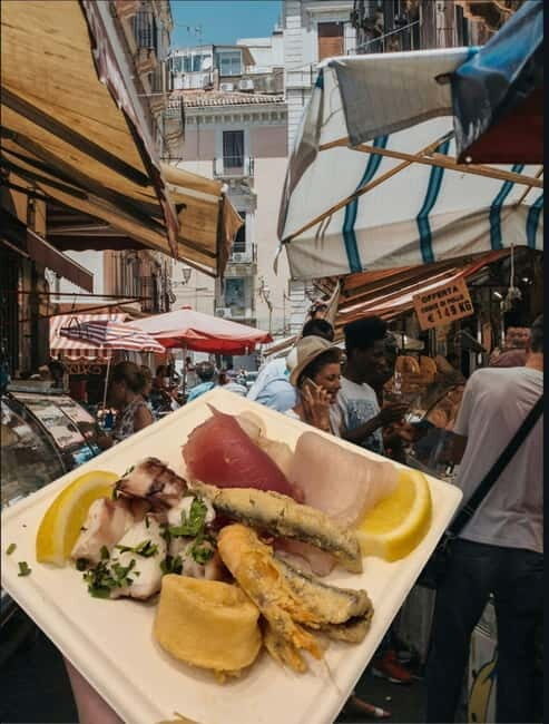 Guided tour of Ortigia with Fish Street Food at the market - Key Points