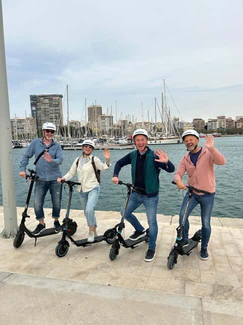Guided Tour on an Electric Scooter / Step - A Closer Look at the Alicante Scooter Tour