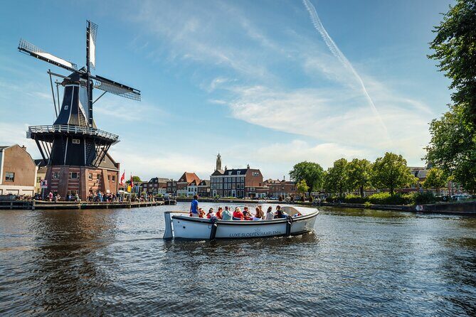 Haarlem Open-Boat Canal Cruise with Live Guide (Electric Boat) - Key Points