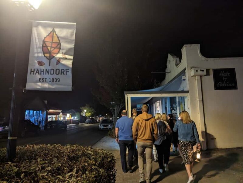 Hahndorf After Dark Walking Tour with meal included - Key Points