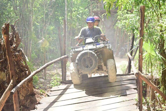 Half Day ATV, Zip-line & Cenote tour! Transportation from Cancun - Key Points