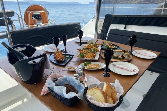 Half-Day Tailor-made Private Catamaran Cruise in Santorini - The Sum Up  