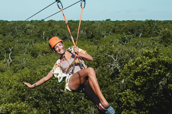 Half Day tour Zipline + Rappel + Cenote from Riviera Maya hotels - Discover the Ultimate Half-Day Jungle Adventure in Riviera Maya