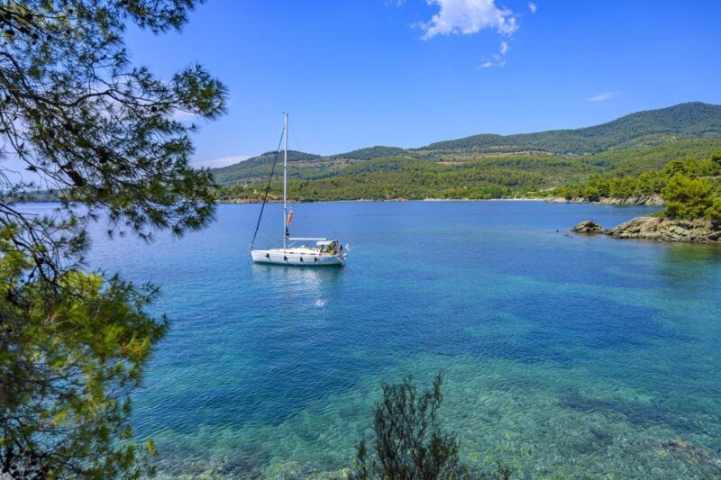 Halkidiki: Private Sailing Yacht Cruise Swim in Blue Waters - The Experience at a Glance