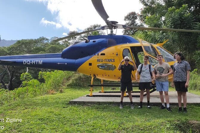 Heli-Ziplining Adventure in Fiji - Transportation & Group Size