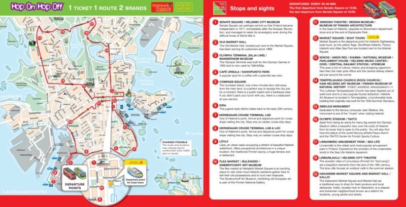 Helsinki: City Sightseeing Hop-On Hop-Off Bus Tour - Exploring Helsinki with the Hop-On Hop-Off Bus  