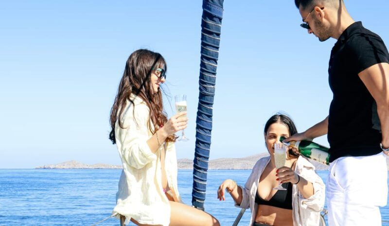 Heraklion: Dia Island Luxury Catamaran Cruise with Meal - The Water Activities