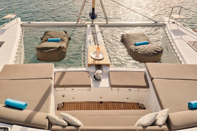 Heraklion: Sunset Dia Catamaran Cruise by Top-50 Greek Chef - Key Points