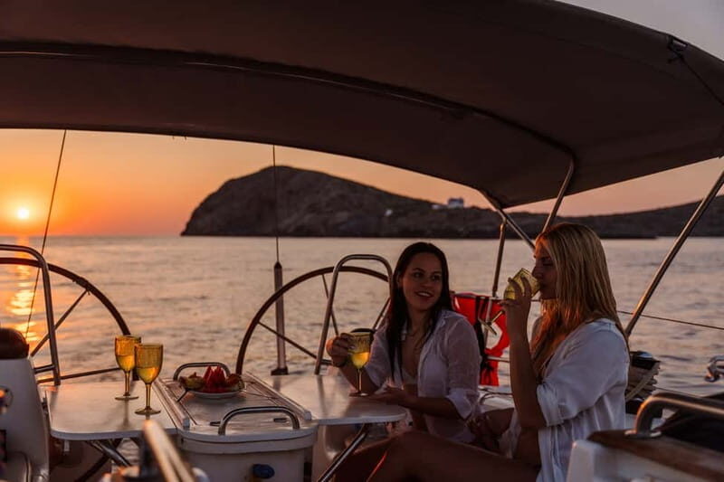 Heraklion: Sunset Sailing Cruise Dia Island with Snorkeling - The Itinerary in Detail