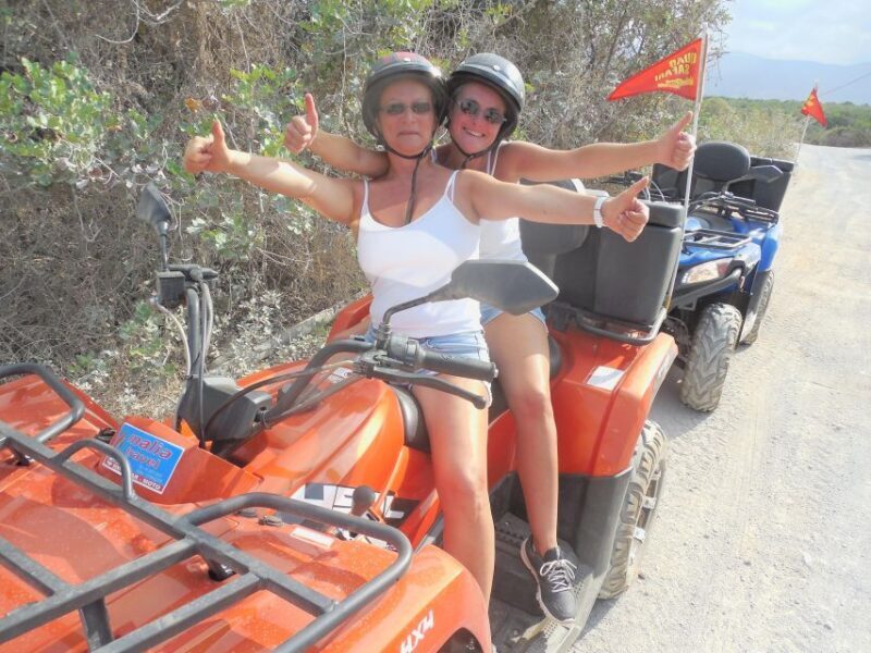 Hersonisos - Malia :off-road quad safari with transfer+Lunch - Key Points