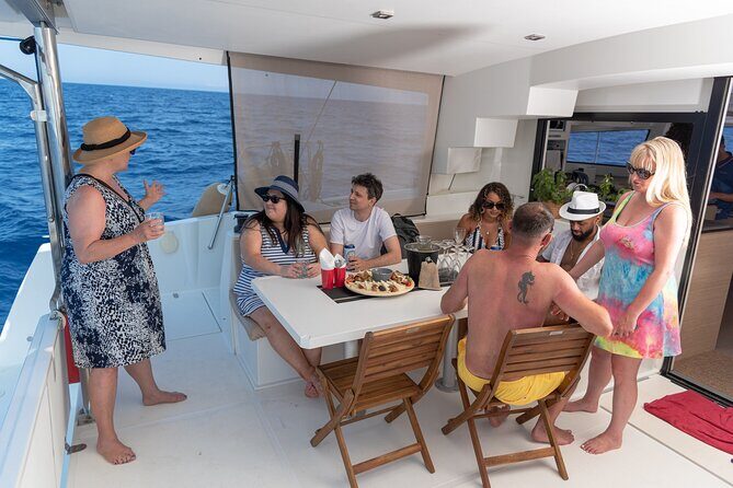 Hersonissos: Luxury Sunset Catamaran Cruise Sushi & Open Bar - Practical Details