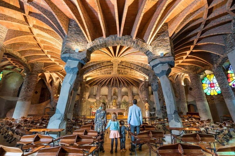 Highlights Guided visit to Gaudi's Crypt and Colonia Güell - An In-Depth Look at the Tour Experience