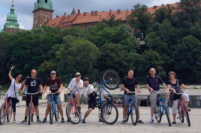 Highlights of Krakow Bike Tour - Small group - Relaxing and Authentic Lunch Break