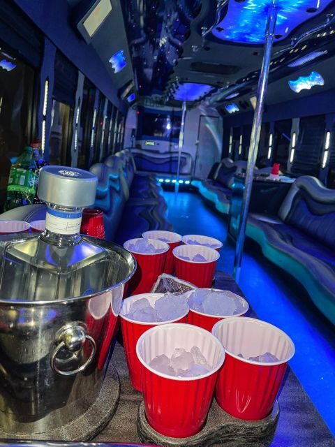 Hip Hop Club Crawl w party bus experience & top shelf liquor - Key Points