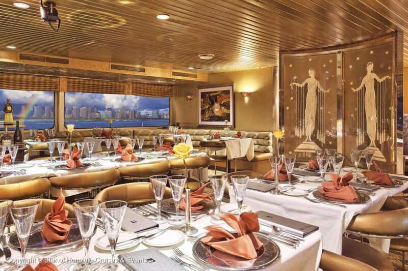 Honolulu: Nova Five Star Sunset Dinner Cruise with Live Jazz - FAQs