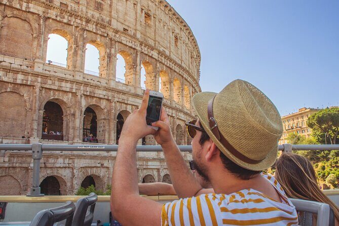 HopOn HopOff 1Day Rome Tour with Shuttle from/to Rome Airports - Key Points
