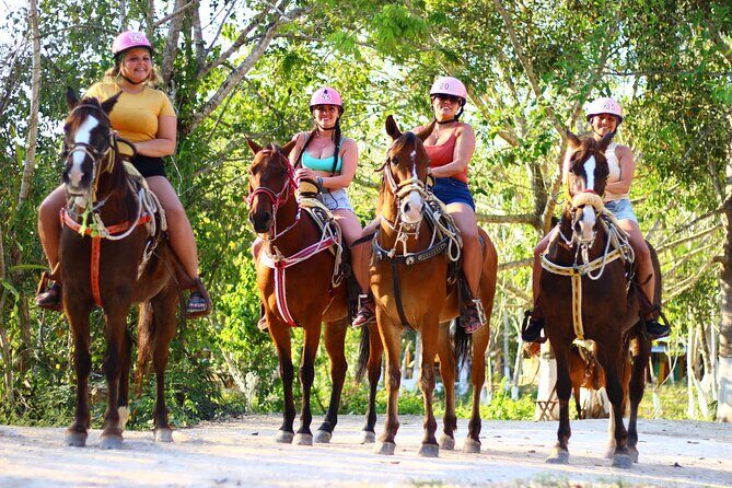 Horseback Riding Cenote, Zipline.Transportation & Tequila Tasting - An Adventure Packed Into Four Hours