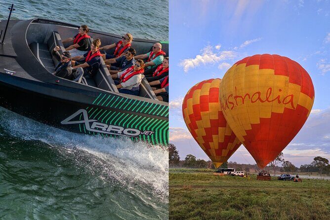 Hot Air Balloon Gold Coast and Arro Jet Boating - Key Points
