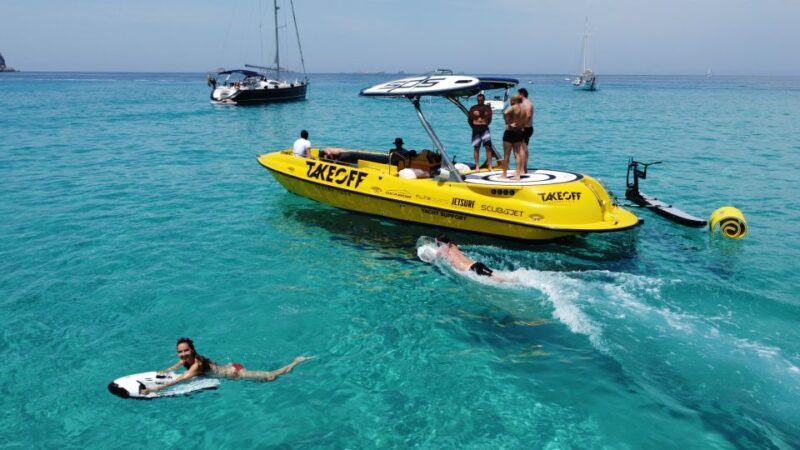 Ibiza: Beach and Cave Boat Tour with Luxury Water Toys - FAQ