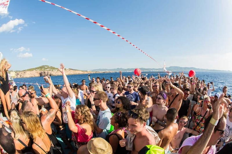 Ibiza: Sunset Boat Party Cruise with DJs with 2 Clubs - Key Points