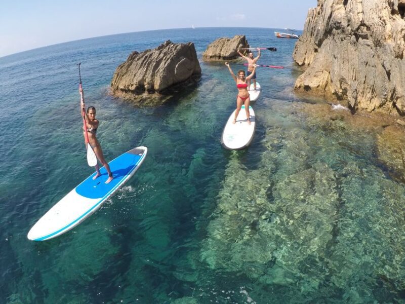 Ibiza: SUP & Snorkel Boat Tour with Caves, Drinks & Photos - The Experience in Detail