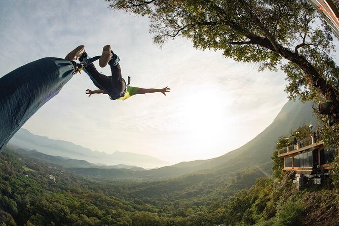 IBO Total Adrenaline in Cola de Caballo - Bungee Jump: Mexico’s Highest Platform