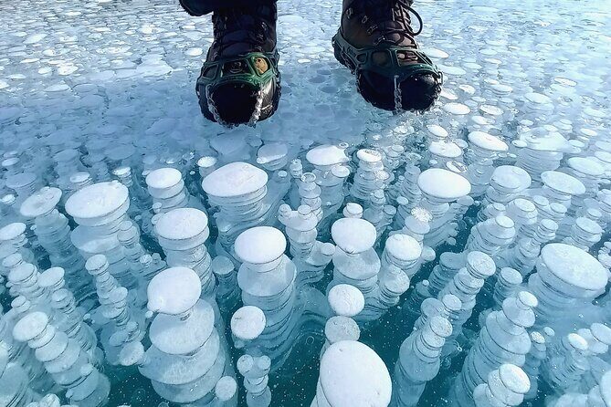 Ice Bubble Adventure on Abraham Lake - What to Expect During the Ice Bubble Adventure