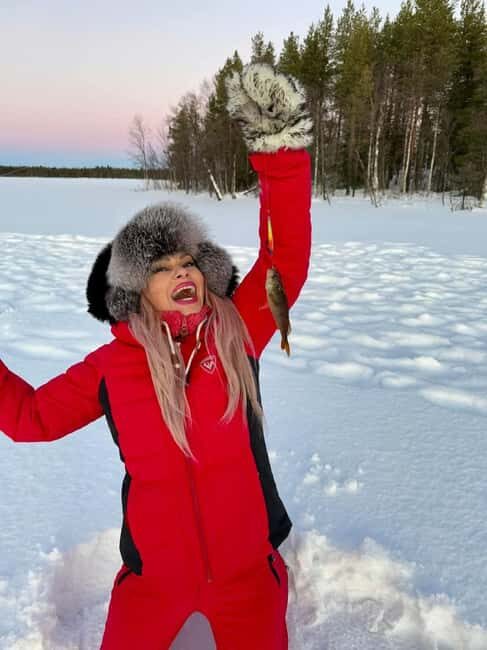 Ice Fishing Adventure in Levi with Salmon Soup - The Bottom Line