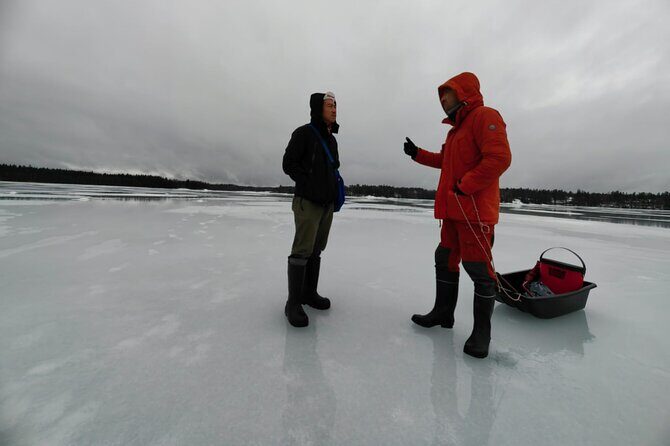 Ice fishing experience with Backpacker Helsinki Tour - Discovering the Ice Fishing Tour in Helsinki