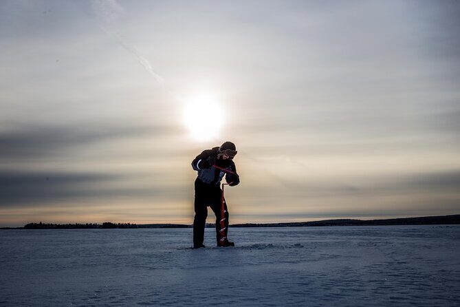 Ice Fishing on a Frozen Lake in Levi - Who Will Love This Experience?