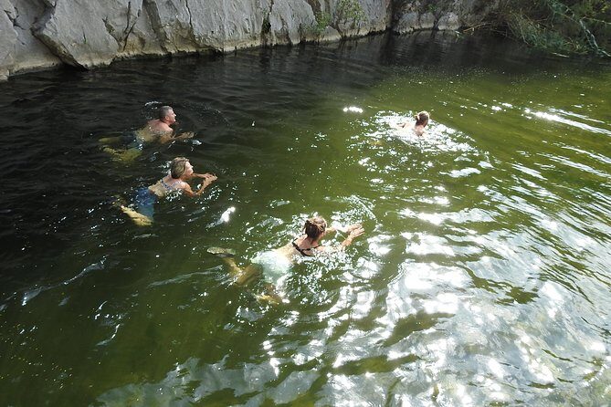 Inflatable boat excursion Gole di Tiberio on the Madonie near Cefalù - The River Walk and Swimming