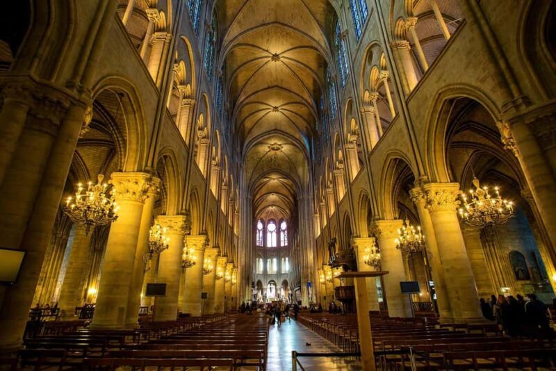 Interior Guided Notre Dame Tour, Free Entry Included (Max 5) - Key Points