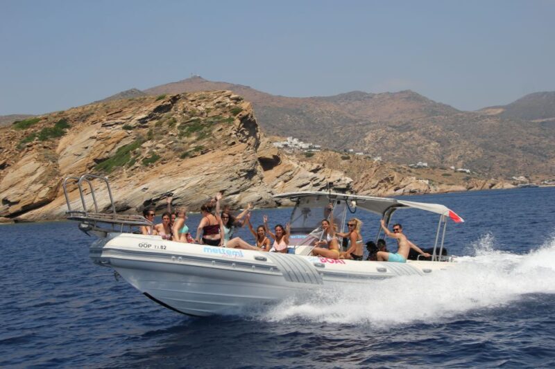 Ios Island: Speedboat Cruise from Mylopotas Beach - The Sum Up
