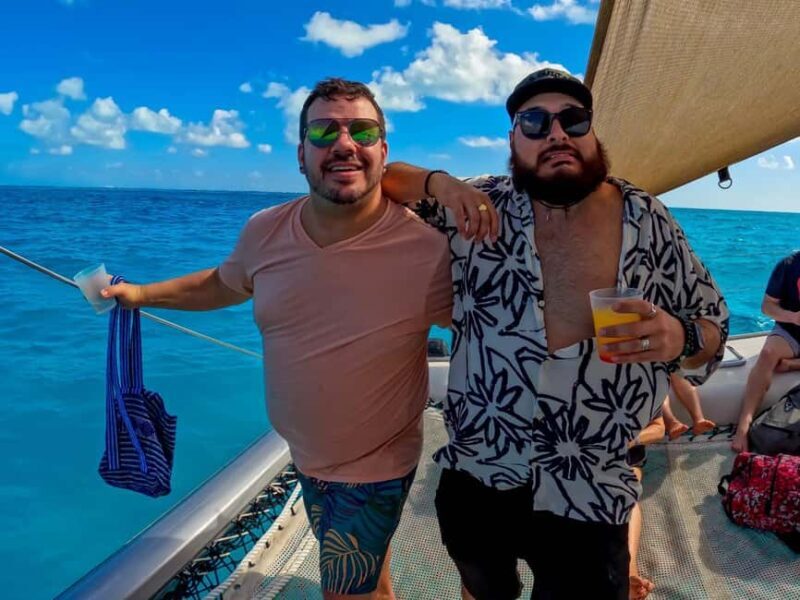 Isla Mujeres Catamaran Tour with Snorkeling & Open bar - Return Journey with Party Atmosphere