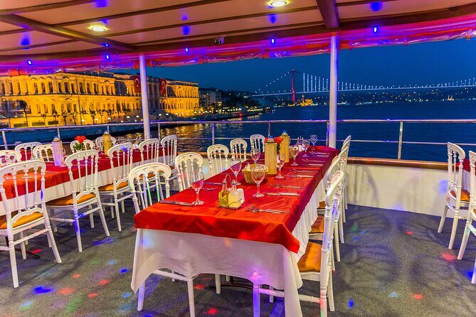 Istanbul Dinner Cruise with Dinner & Entertaintment Private Tables - FAQ