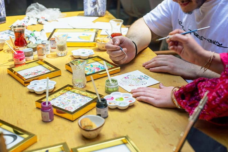 Istanbul: Ottoman Illumination & Gold Art Class w/ Snacks - Key Points