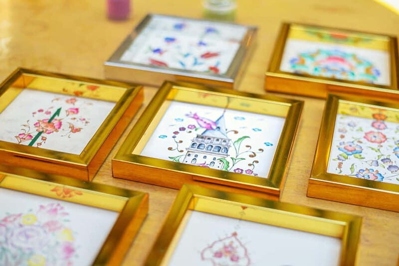 Istanbul: Ottoman Illumination & Gold Art Class w/ Snacks - What to Expect from the Ottoman Illumination & Gold Art Class