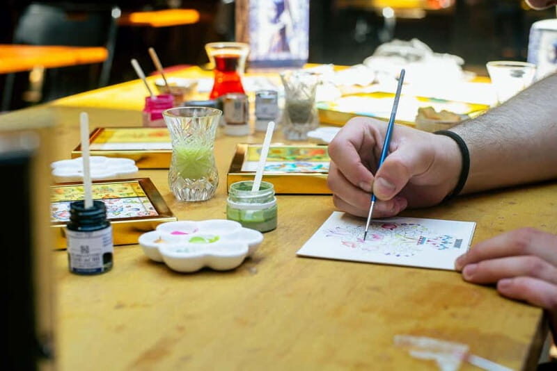 Istanbul: Ottoman Illumination & Gold Art Class w/ Snacks - Frequently Asked Questions