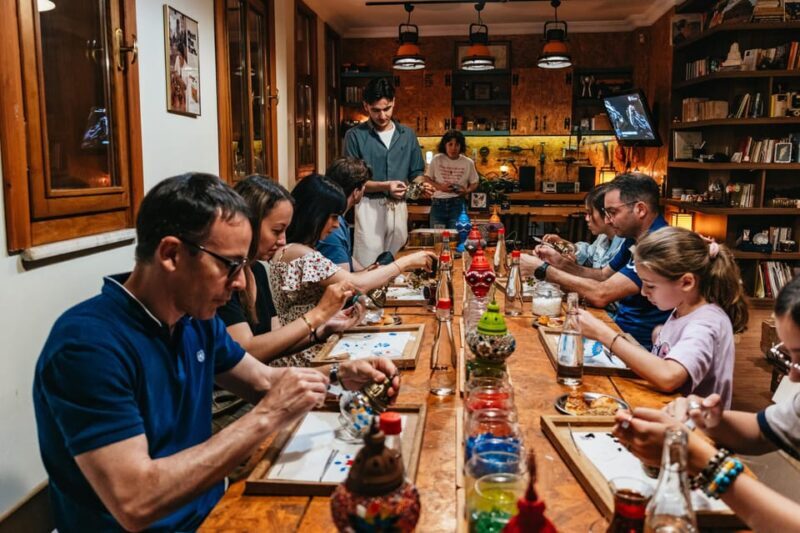 Istanbul:Original Turkish Mosaic Lamp Workshop w/ Snacks - Deep Dive into the Experience