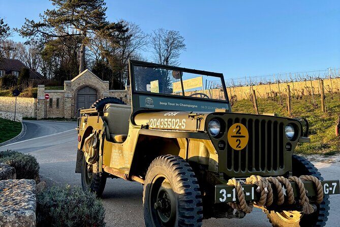 Jeep tour in the Champagne Vineyard with tasting - Key Points