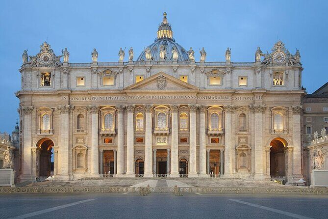 JUBILEE Christian Rome: the four Basilicas - private tour 5h - What Does the Tour Include and Exclude?