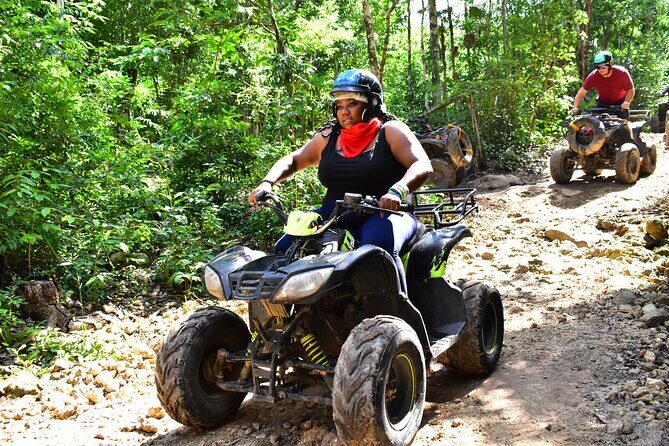 Jungle Adventure! ATV's (shared), Ziplining and Cenote Cancun & Playa Del Carmen - Food and Refreshments  
