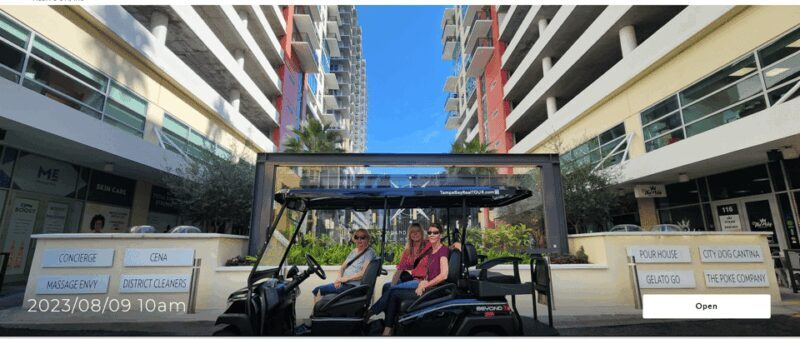 Karaoke Golf Cart City Tour  Tampa! - Key Points  