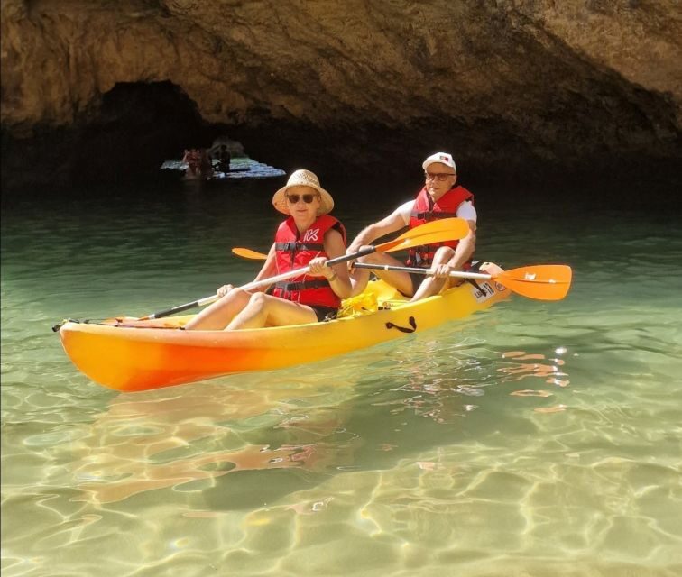 Kayak tour Albufeira. - Approaching Sea Caves and Rock Formations